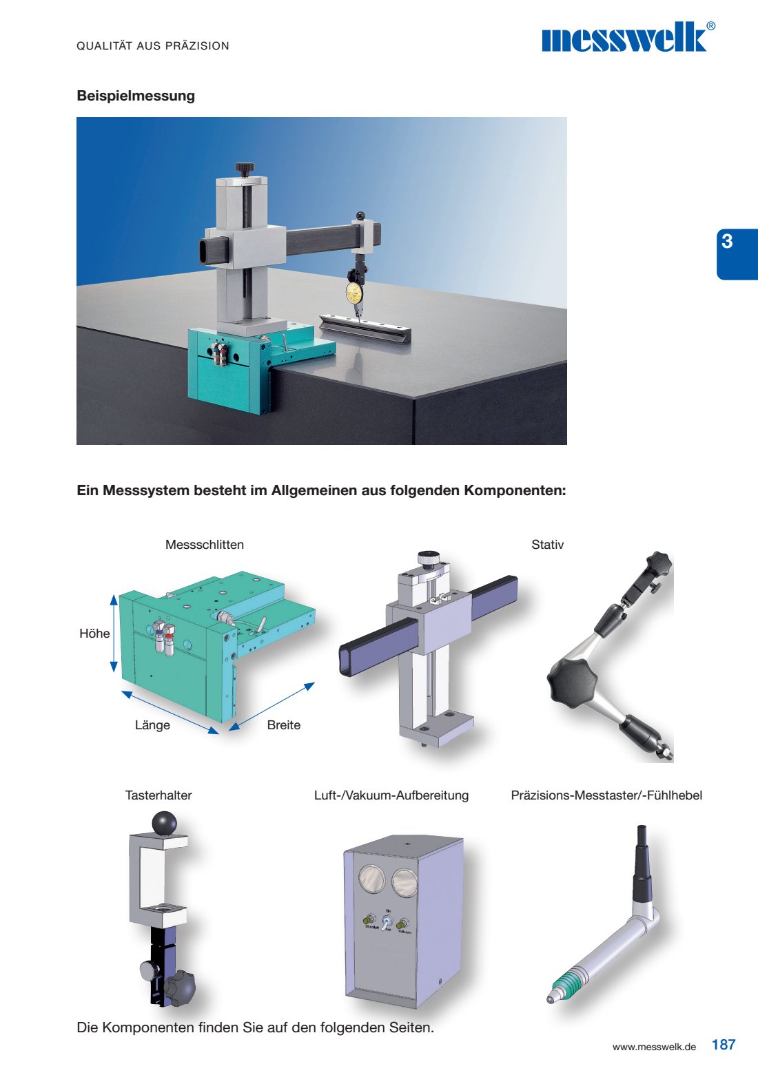Beispielmessung Messsystem besteht