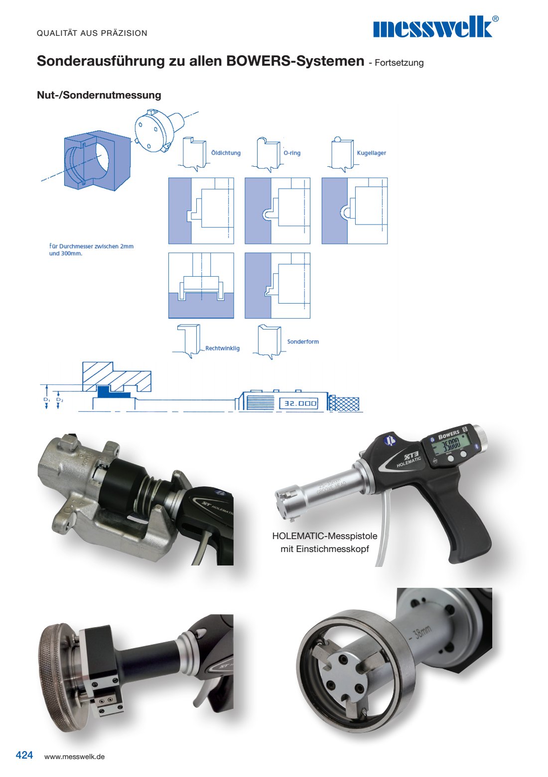 Sonderausführung allen BOWERS-Systemen