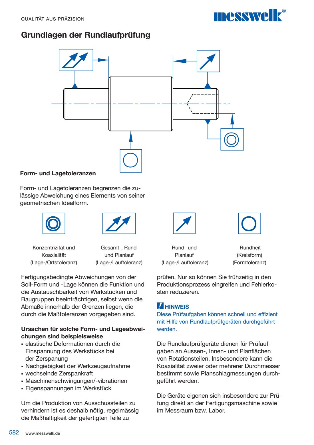 Grundlagen Rundlaufprüfung Form-
